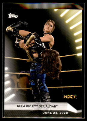 2021 Topps WWE Women's Division Wrestling Base Set #32 Rhea Ripley def ...
