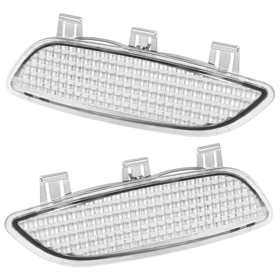 Clear Front Bumper Side Marker Lights Reflector For BMW M3 E90 E92 E93 ...