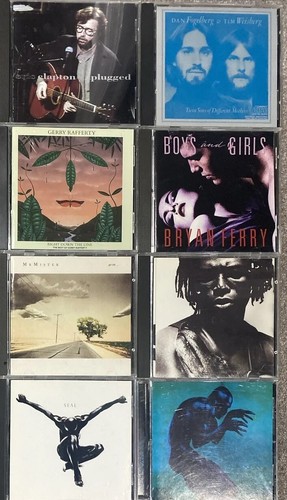 CDs 5 Var. Artists 8 CDs-Clapton, Seal, Mr Mister, Gerry Rafferty ...