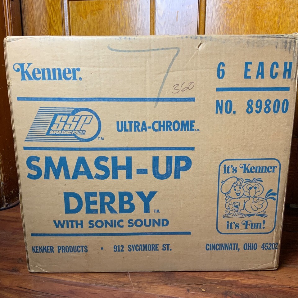 Shipping Box ONLY Vintage Kenner 1972 SSP Smash-Up Derby Ultra Chrome ...