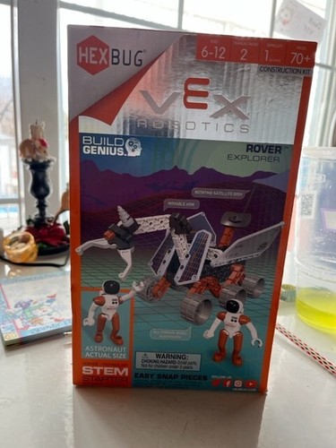 Hex Bug Vex Robotics Rover Explorer Construction Kit 70+ PC STEM ...