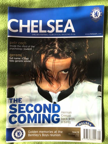 Chelsea Football Club Official Magazine 05-06 Issue 16 Dec 2005 | eBay