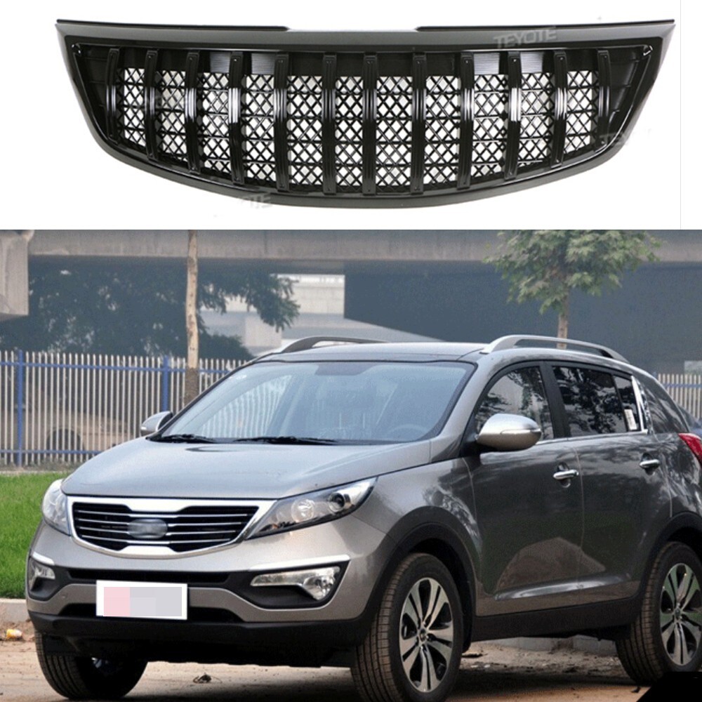 Front Grille Upper Grille Vertical Fits for KIA Sportage 2012-2015 ...