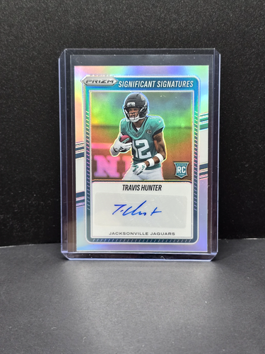 First!!! Travis Hunter 2025 Panini Prizm Significant Signatures NFL ...
