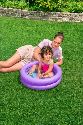 H20 Go Splash 'n Smile 2-Ring Inflatable Kiddie Pool, 1 | eBay