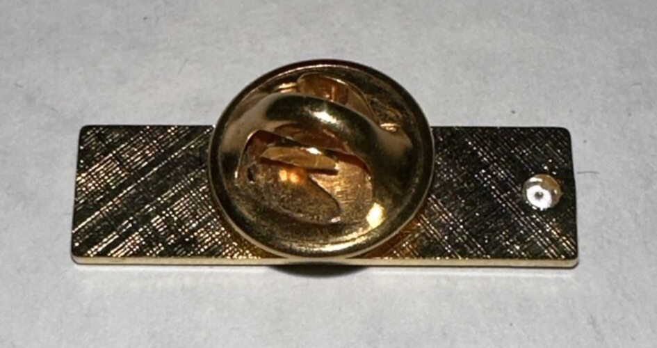 JR WATKINS GOLD BLACK DIAMOND CURSIVE LOGO AWARD PROMO ORIGINAL LAPEL ...