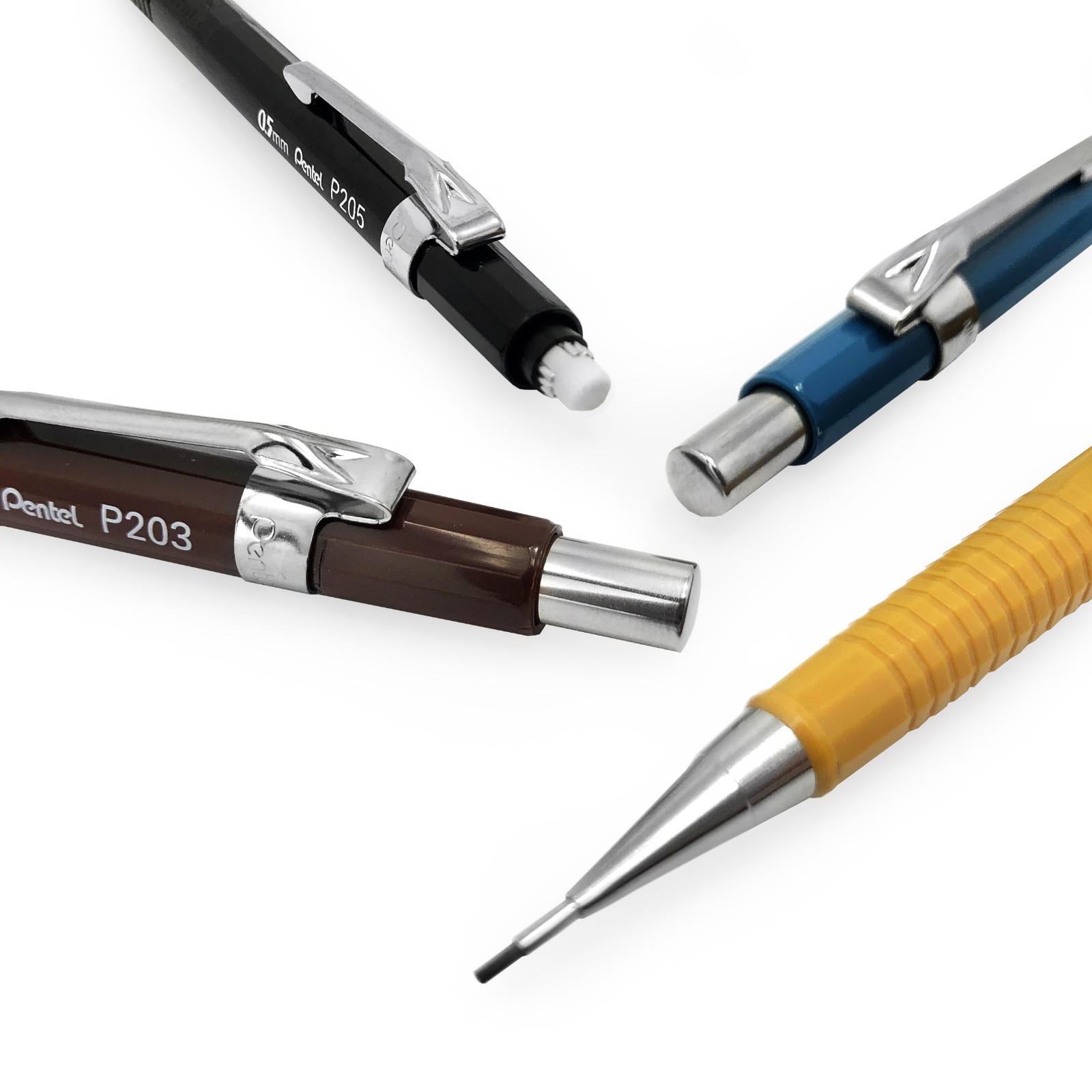 Pentel P209 Mechanical Pencil - 0.9mm + Ain Stein 0.9mm 2B Refill Leads ...