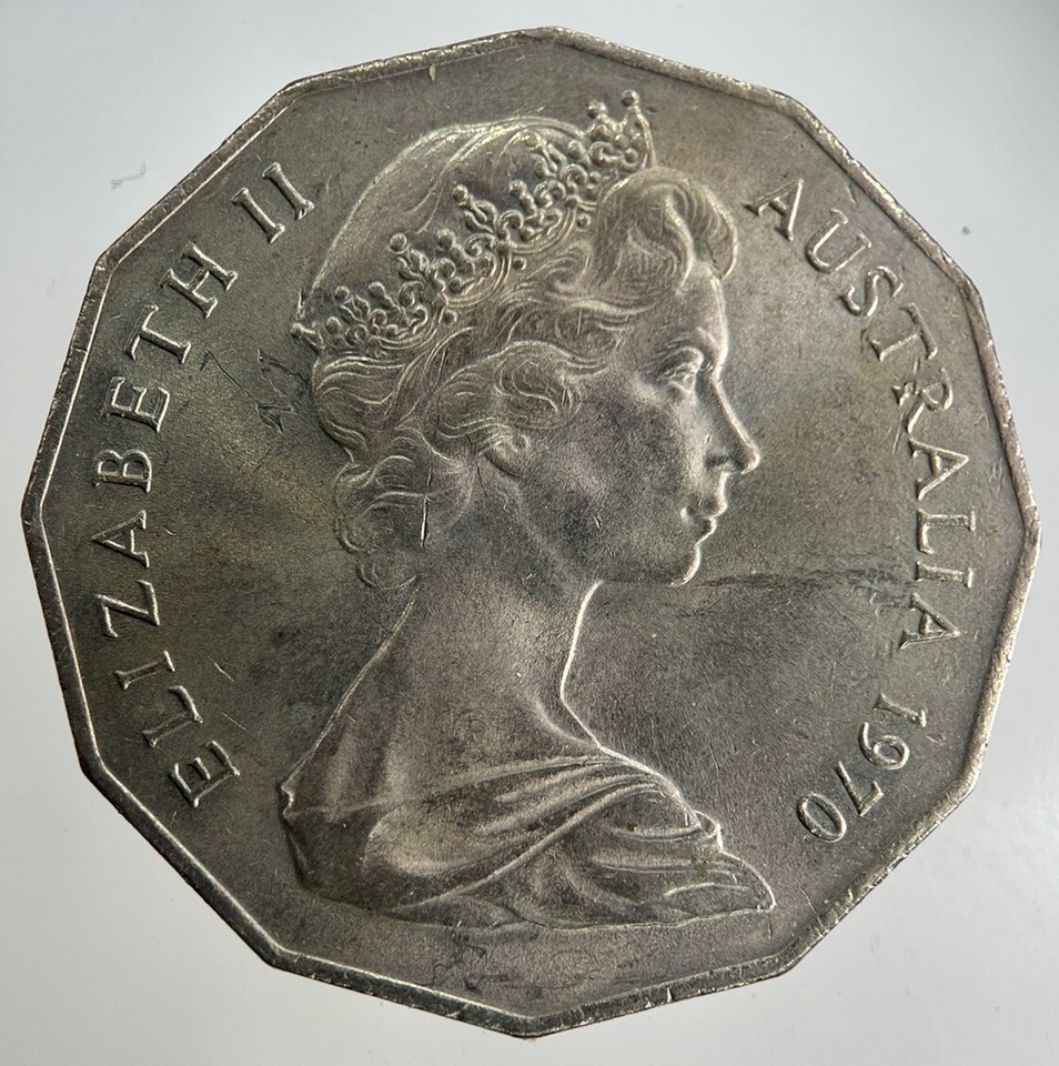 1970 Australia 50 Cents Coin | Fine Collectable Grade | eBay
