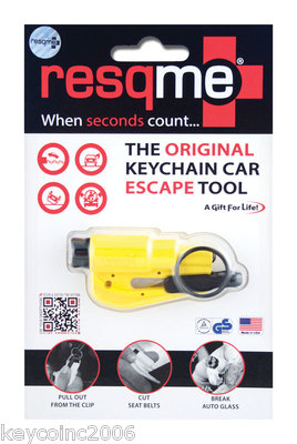Res-Q-Me Keychain Emergency Rescue Escape Tool RQM-RET-Y | eBay