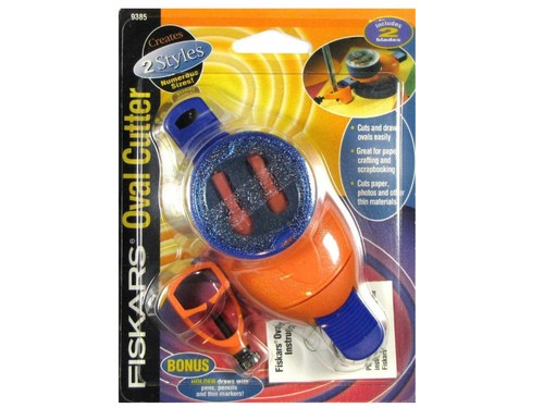 Fiskars - OVAL CUTTER - Includes 2 Blades - Cuts AND Draws Ovals | eBay