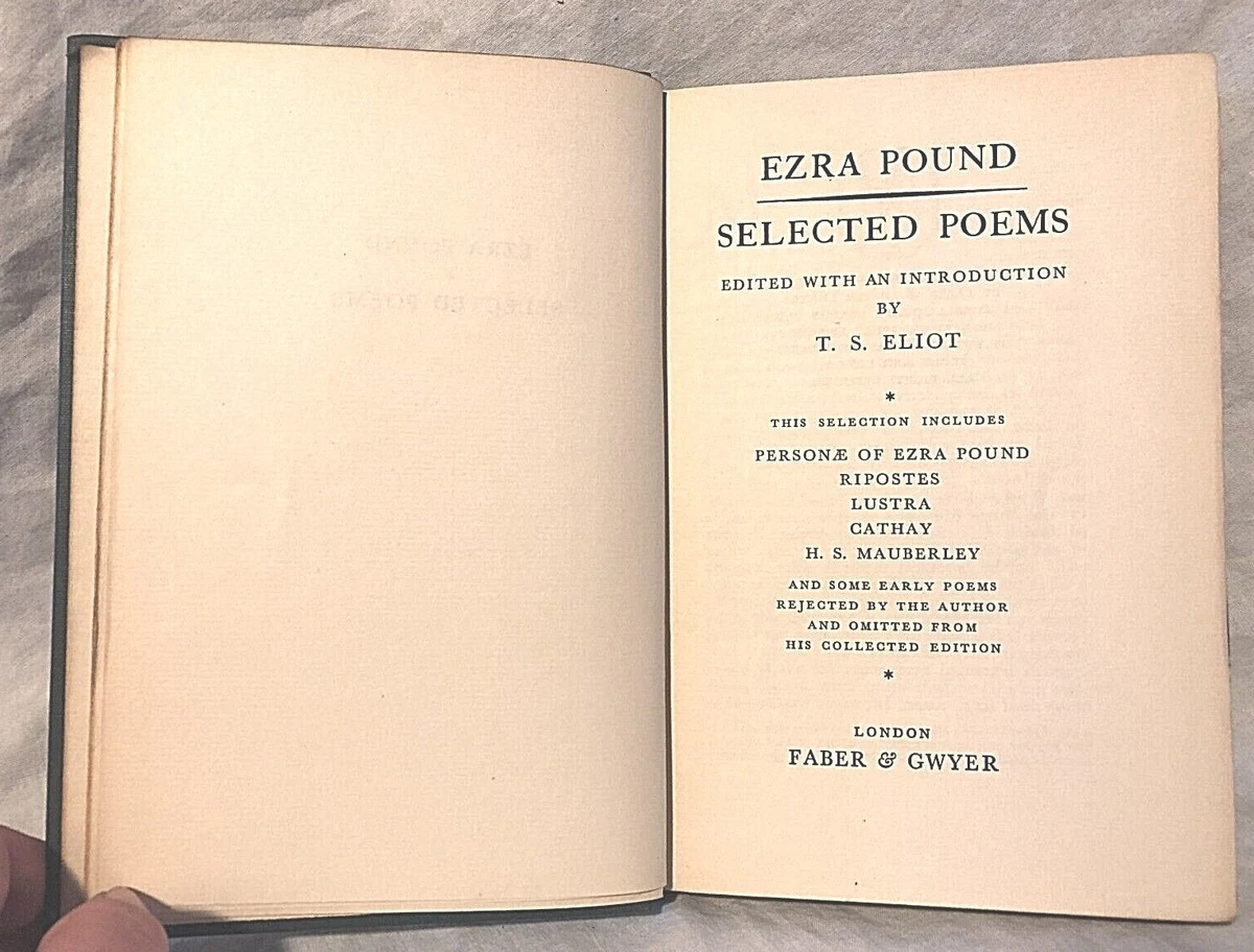 What Is Ezra Pound S Most Famous Poems | Sitedoct.org