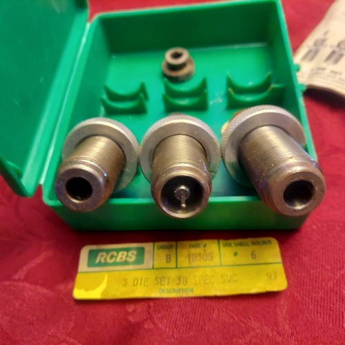 RCBS 3 die set # 18306 .38 Special SWC Free Shipping!! | eBay