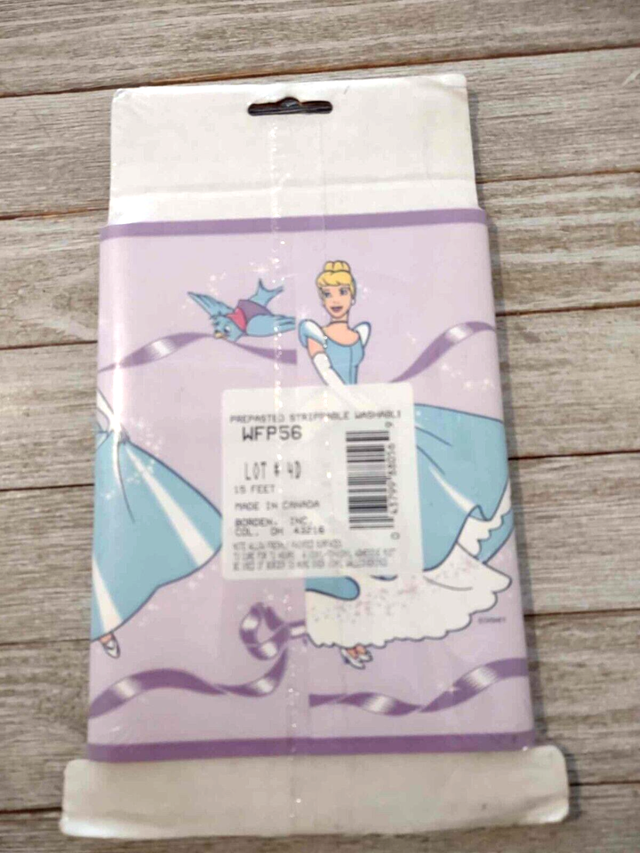 Cinderella Wall Border 5 Yd. Pre-Pasted Roll Lot 4D | eBay