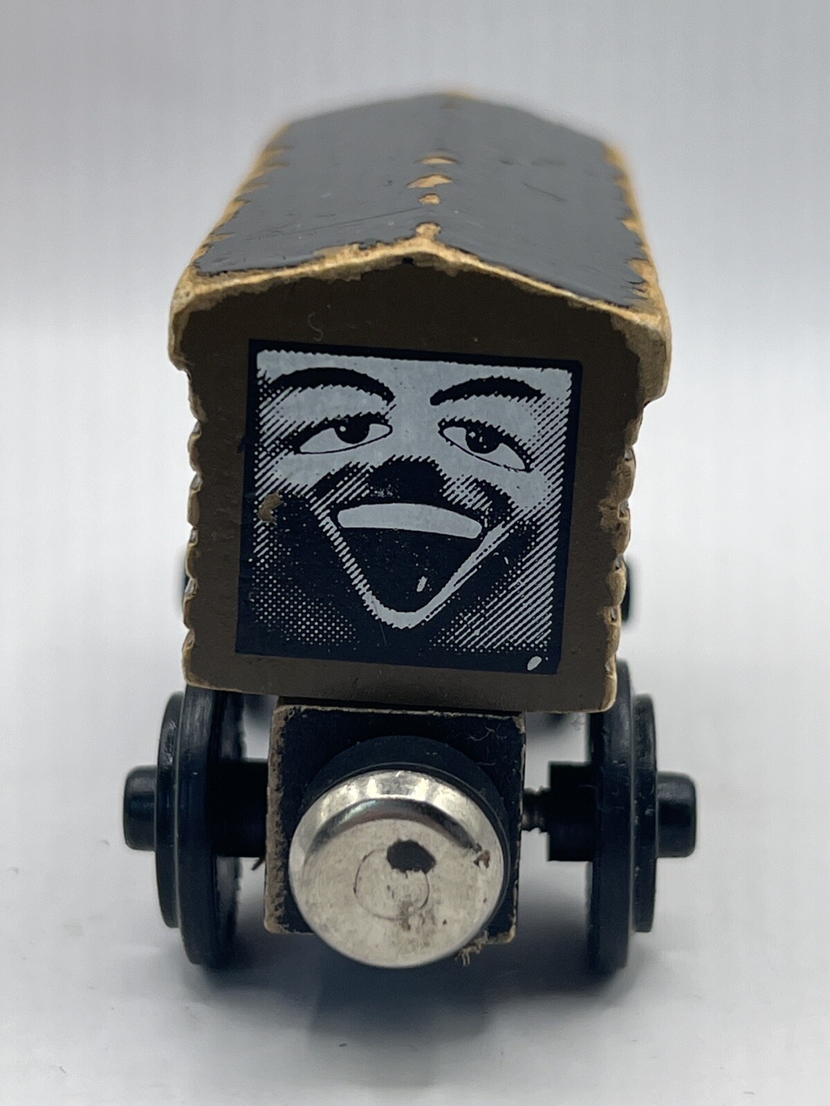 Thomas & Friends Wooden Train BROWN TROUBLESOME BRAKEVAN 1994 Flat ...