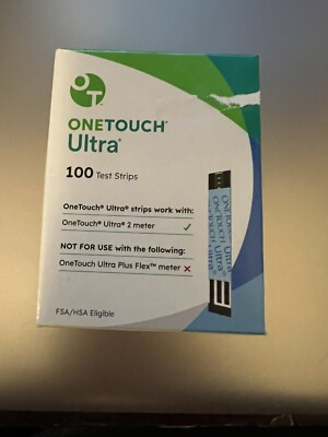 One Touch Ultra Test Strips - 100 Count 7/25 Expiration Date | eBay