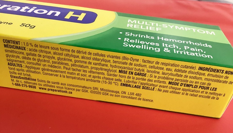 Preparation H, PH, Cream with Bio-Dyne, Multi-Purpose, Made in Canada ...