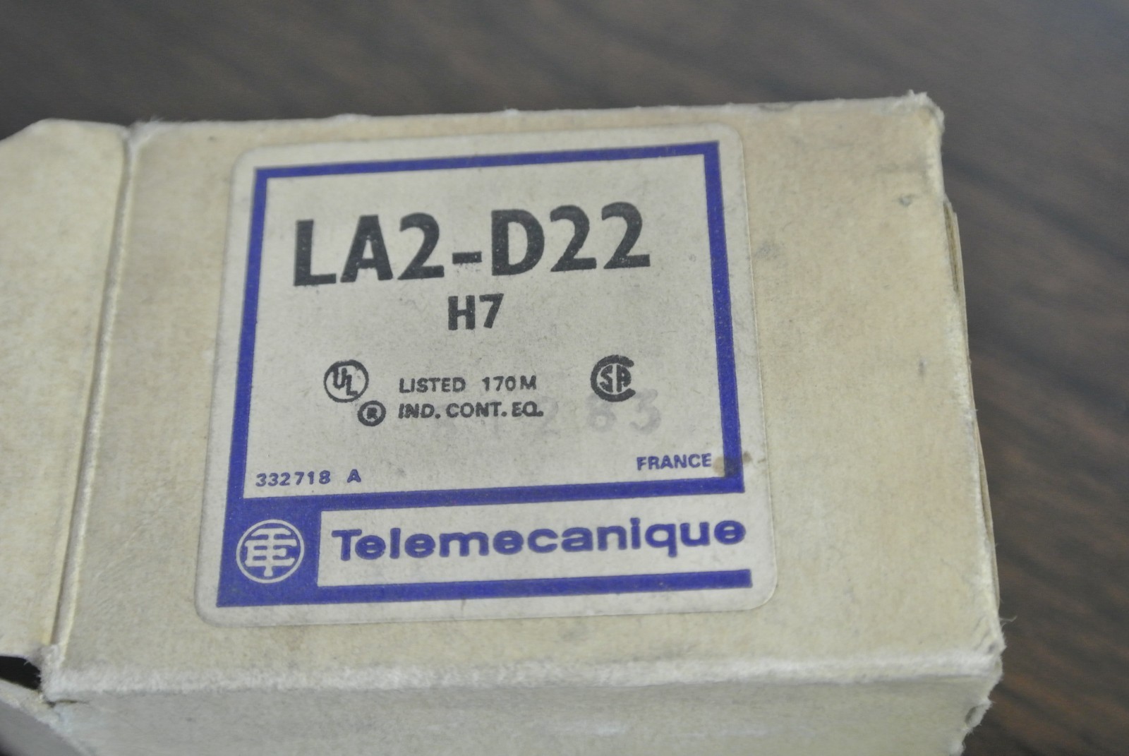 TELEMECANIQUE LA2-D22 H7 - TIME DELAY MODULE / TIMER - 0.1S-30S - NEW ...