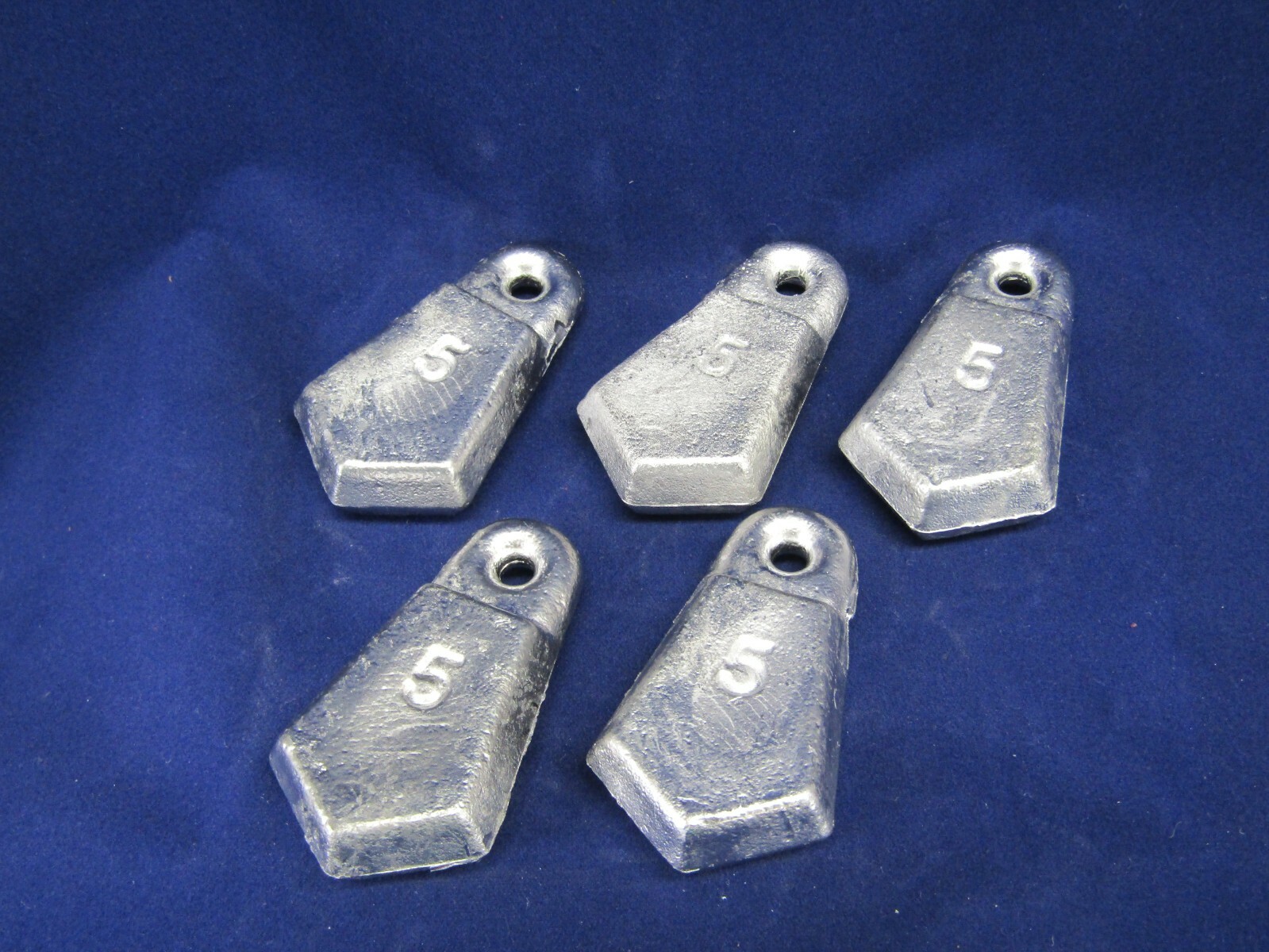 Flat Bank Sinker Combo Package - Package of 3 oz, 4 oz and 5 oz sinkers ...