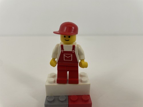 VTG Lego Minifigures 1980s Town Overalls Red With Cap | eBay