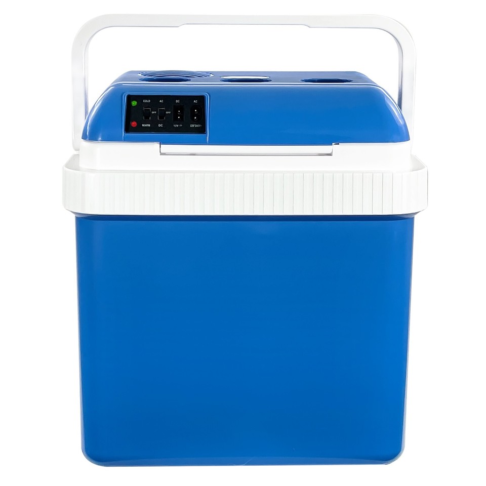12V AC/DC 24L Portable Car Picnic Camping Travel Warmer & Cooler Box ...