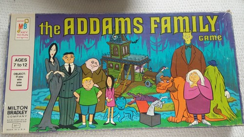 Vintage 1974 Milton Bradley The Addams Family Board Game Complete ...