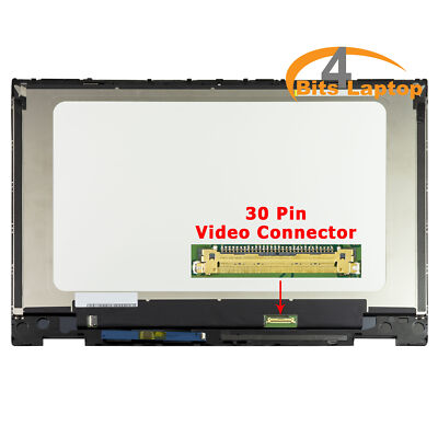 For HP Pavilion X360 14-DH0002NE 14" FHD LCD LED Touch Screen Digitizer ...