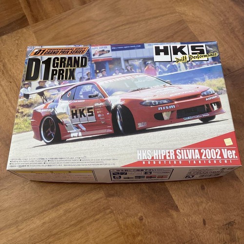 Aoshima 1/24 D1 Hks Hypersilvia 2002 Model Nobuteru Taniguchi Plastic ...