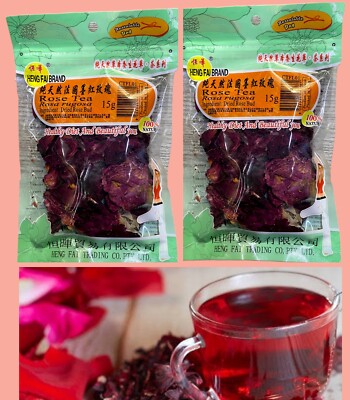 Rose Tea (Dried French Rose Bud), 2 Packs x 15g= 30g. | eBay Australia