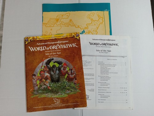 WG6 Isle of the Ape ORIGINAL - Dungeons Dragons - AD&D - TSR | eBay