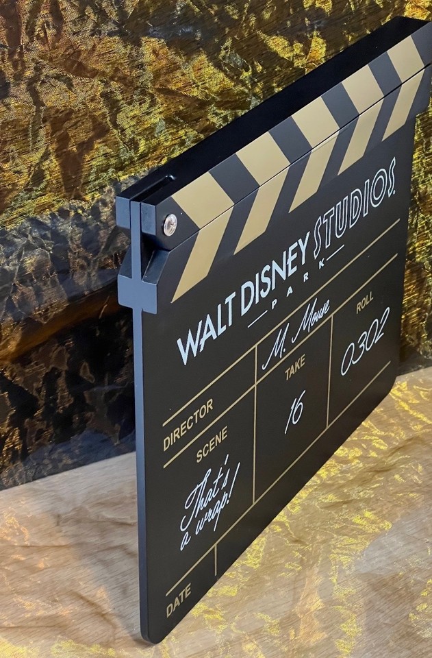 DISNEYLAND PARIS WALT DISNEY STUDIOS THATS A WRAP CLAPPER BOARD | eBay