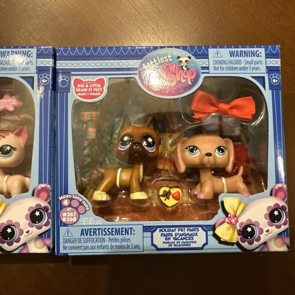 Littlest Pet Shop LPS G7 holiday pairs 2025 4 pets 6 Accessories 267 ...
