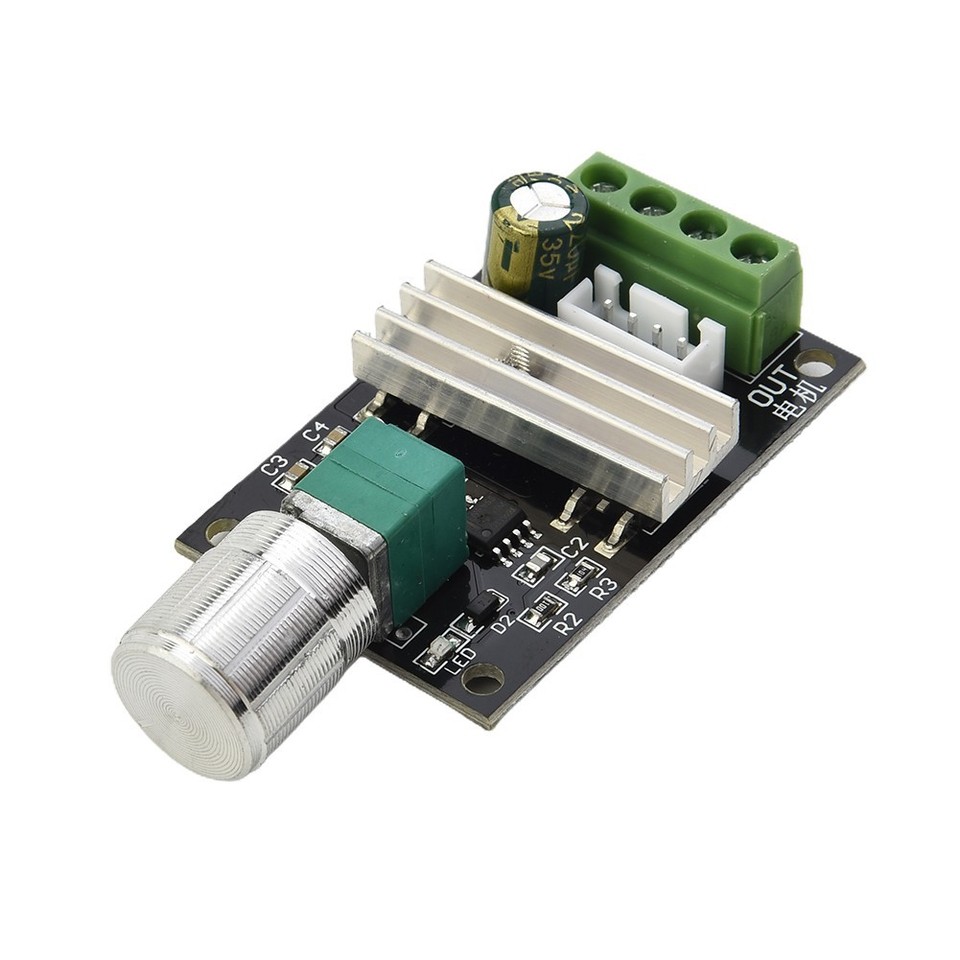 Adjustable Switch for PWM Motor Speed Control 6V 12V 24V 28V DC 3A ...