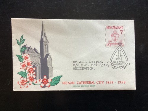NZ 1958 Nelson Centennial FDC, Nelson special postmark (NZF1207) | eBay