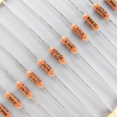 10Pcs VISHAY DALE CMF55 (RN55E) 6.98K/0.25W 0.1% 25ppm axial metal film ...