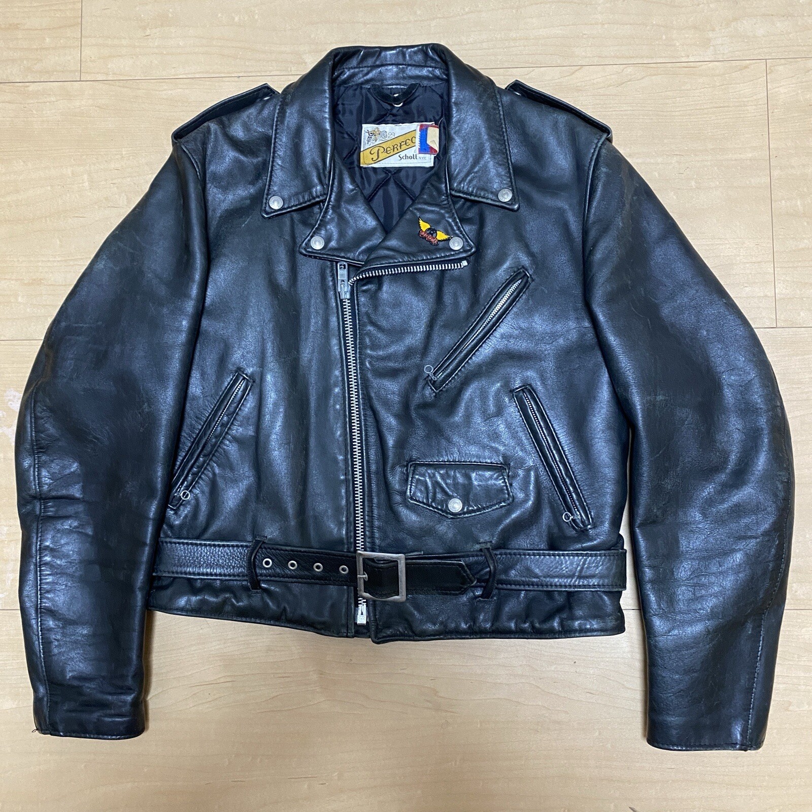 schott 618 42 perfecto steerhide leather motorcycle j… - Gem