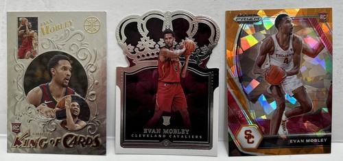 2022 Panini Crown Royale Evan Mobley #89 Orange Ice Prizm King Of Cards ...
