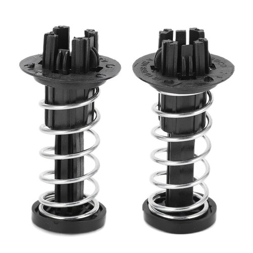 2pcs Black Engine Hood Spring Silver Hood Cover Spring Fit for Mercedes ...