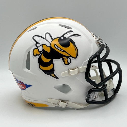 Georgia Tech Yellow Jackets CUSTOM Matte White Mini Football Helmet | eBay