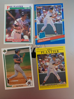 4 Card Phil Plantier Baseball Card Lot - Boston Red Sox | eBay