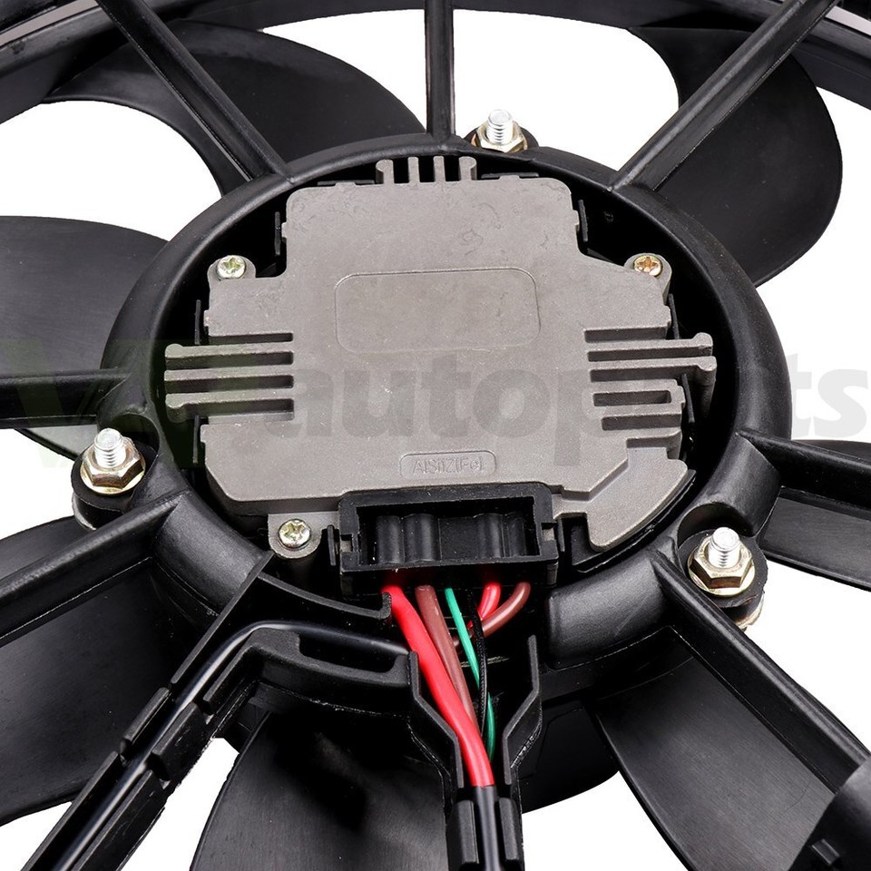 Engine AC Condenser and Cooling Fan Assembly For Volkswagen Jetta ...