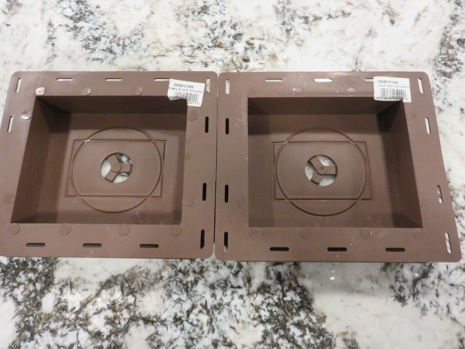 2 Vinyl Siding Scallop Mount J-Block 009 Federal Brown Mid-America ...