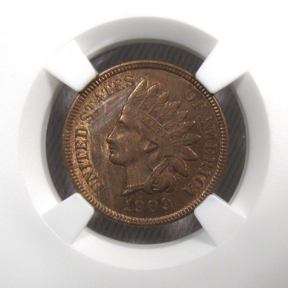 1909-S Indian Cent NGC AU58 BN Coin AQ737 | eBay