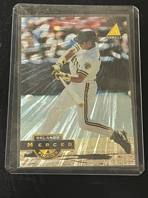 ORLANDO MERCED 1994 PINNACLE BASEBALL MUSEUM INSERT CARD #76 PITTSBURGH ...