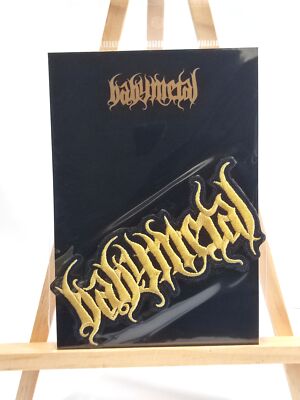 BABYMETAL (DEMIGOD logo) Sticker patch GOLD Ver. "10 BABYMETAL BUDOKAN ...