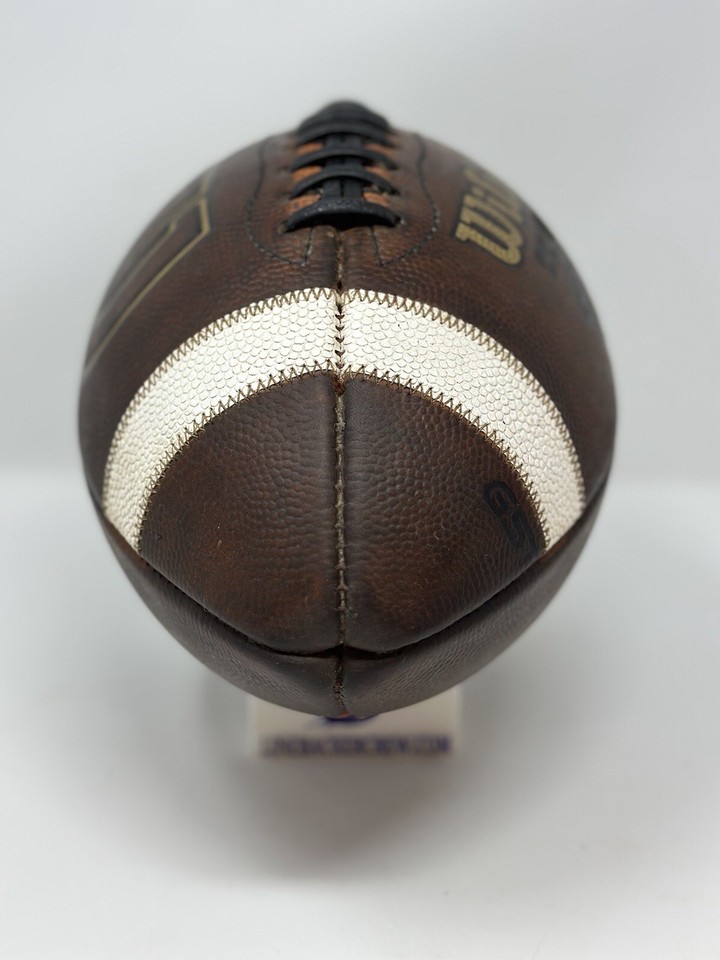 Wilson GST Full-Size Football Fully Game Prepped Mudded Conditioned ...