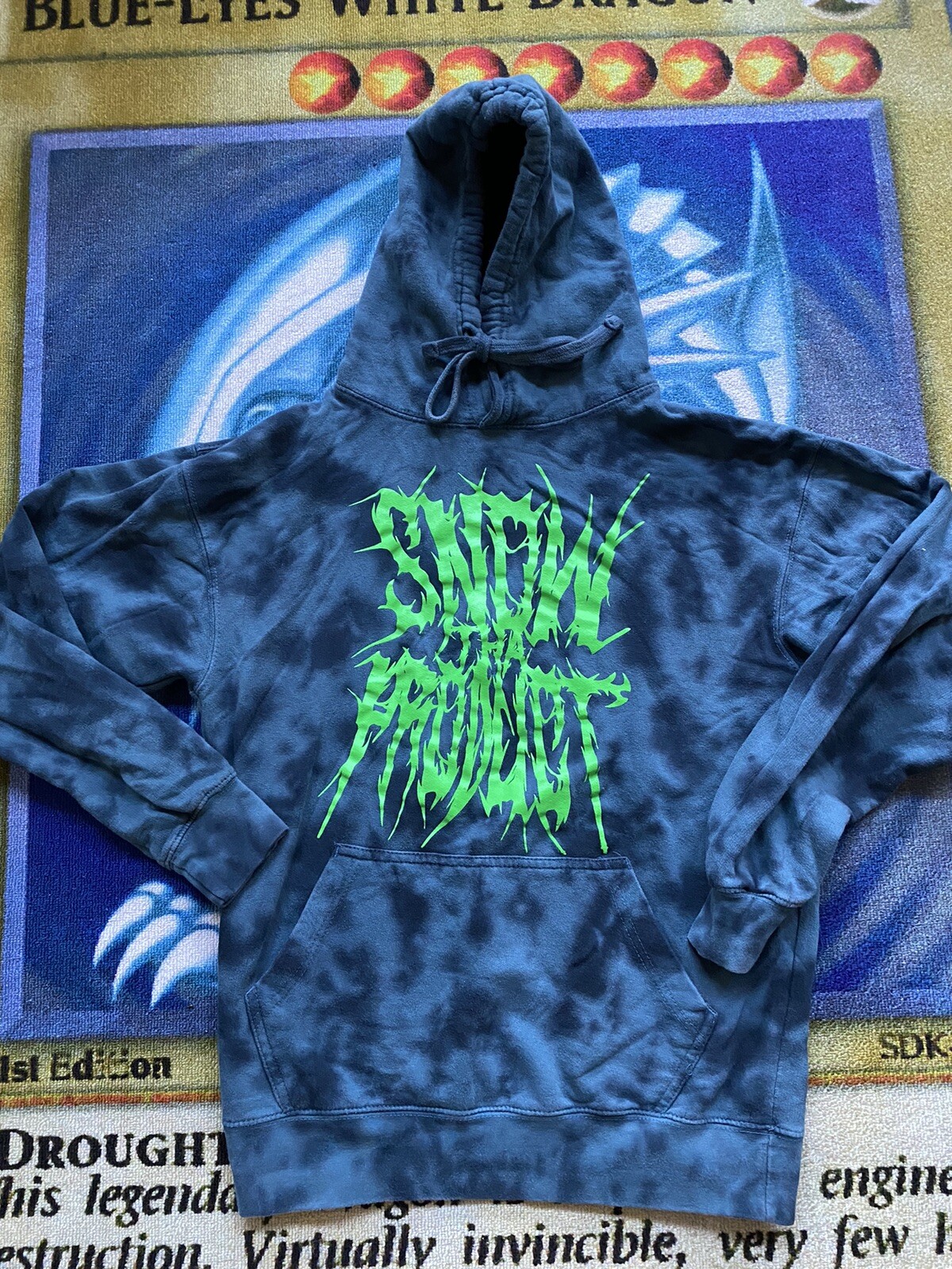 SNOW THA PRODUCT DEATH METAL LOGO TIE DYE HOODIE SWEA… - Gem