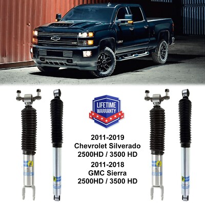 Bilstein B8 5100 Front Rear Shocks Absorbers Fits Silverado & Sierra ...