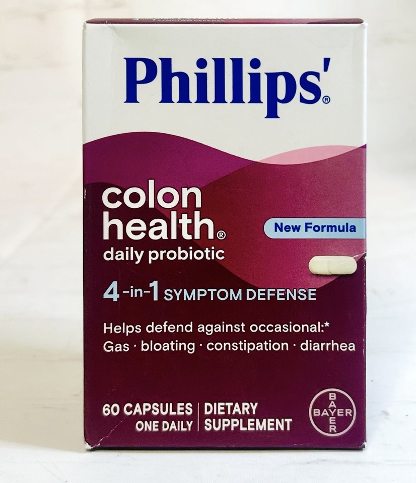 Phillips' Colon Health Daily Probiotic - 60 Capsules; Exp 04/26 ...