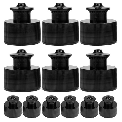 12 Pcs Mineral Water Bottle Cap Drinking Caps Push Pull Dispensing ...