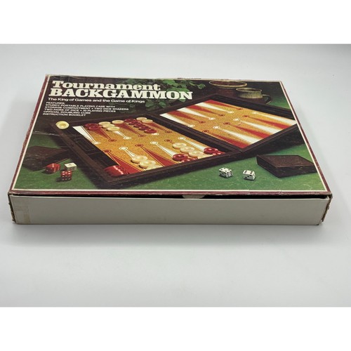 Vintage 1976 Tournament Backgammon E4314 by Milton Bradley Complete | eBay